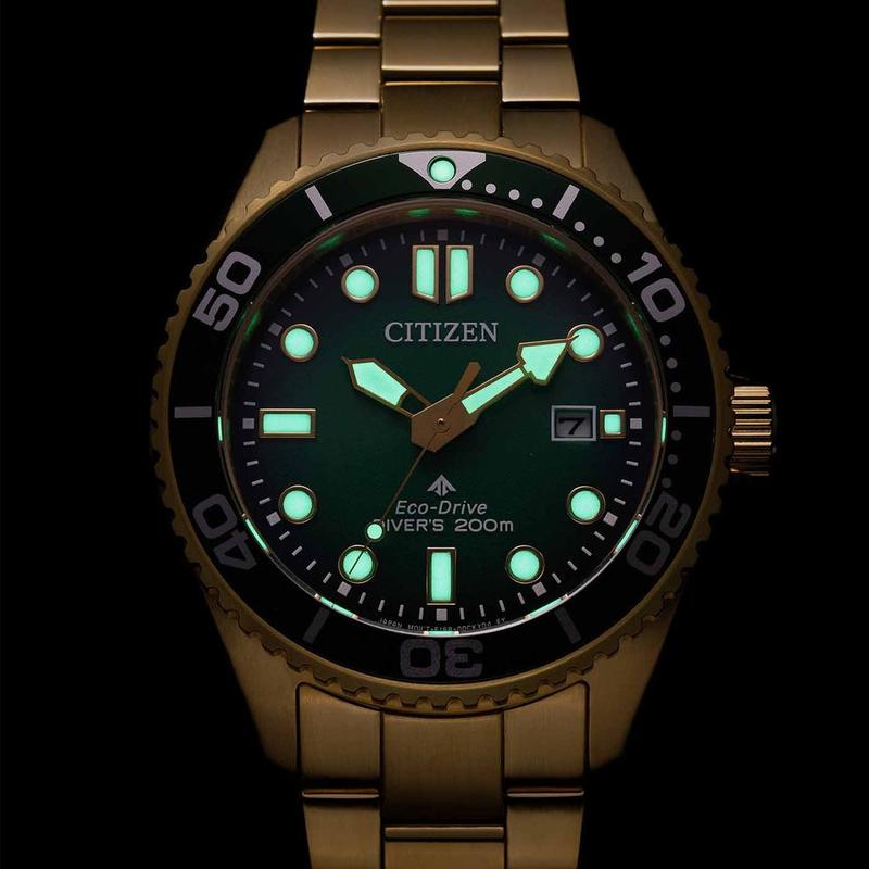 Citizen Promaster Eco-Drive Gold-Tone Diver Watch – Citizen Watches Online